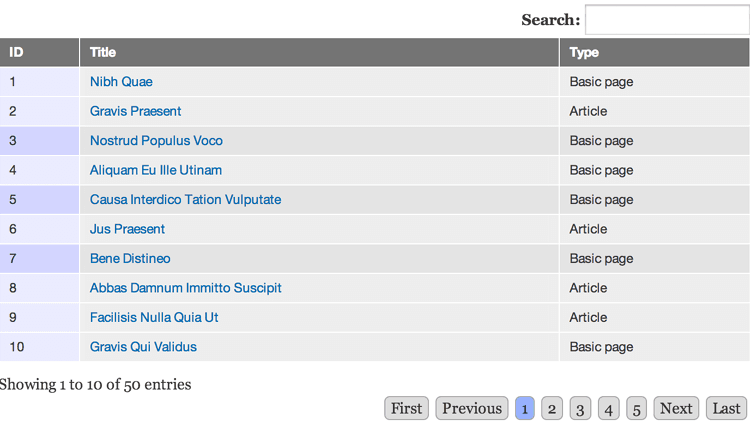 Simple PHP Pagination Example Using MySQL Records