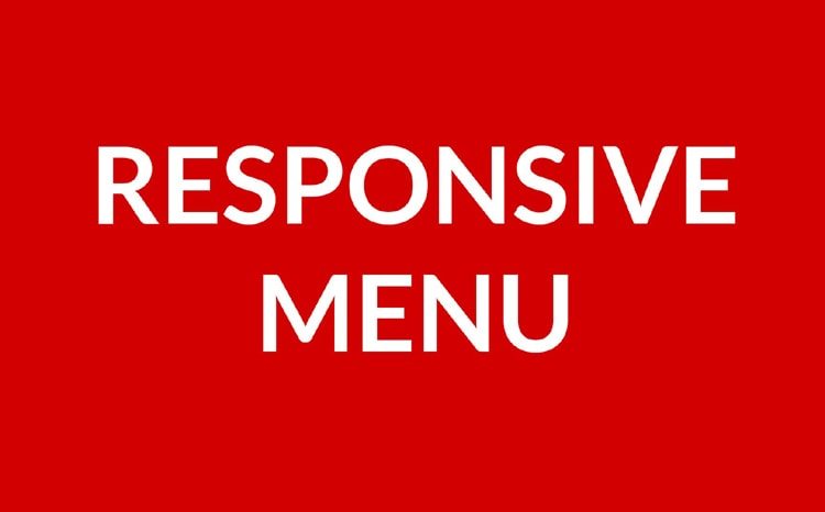 Example Of Simple Horizontal Bootstrap Responsive Menu